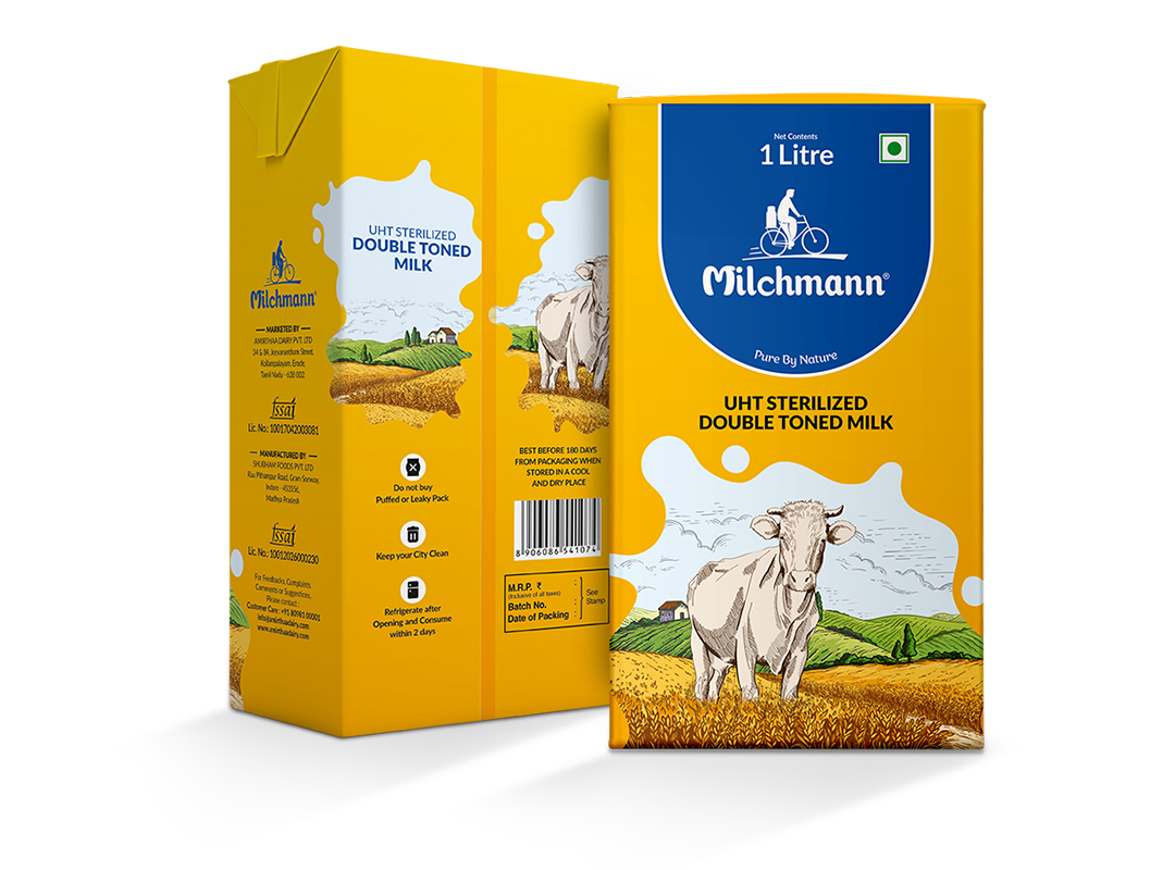 UHT Double Toned Milk Milchmann